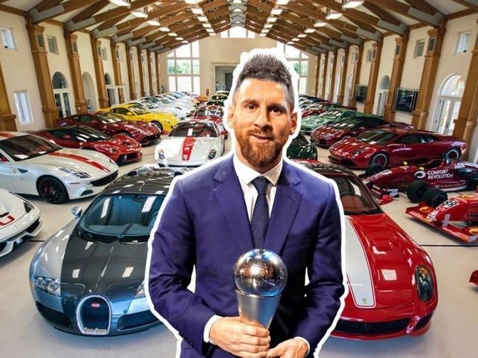 Messi, 'ông trùm' chơi siêu xe trong giới cầu thủ