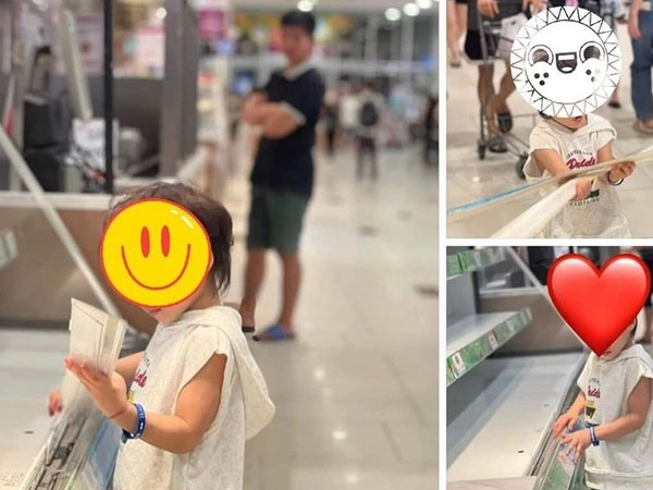 Khoe ảnh con phá đồ tại trung tâm thương mại kèm thái độ thích thú lên ...