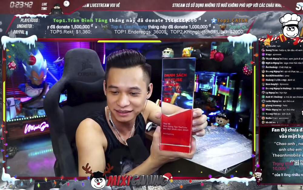 Độ Mixi nhận về tin vui với 2 giải thưởng quan trọng từ YouTube